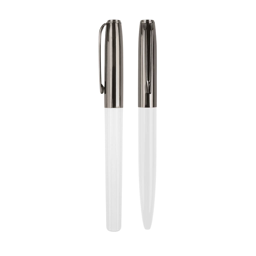 NORA - Gift Set of Roller and Ball Pen - White | Saudi Gifts
