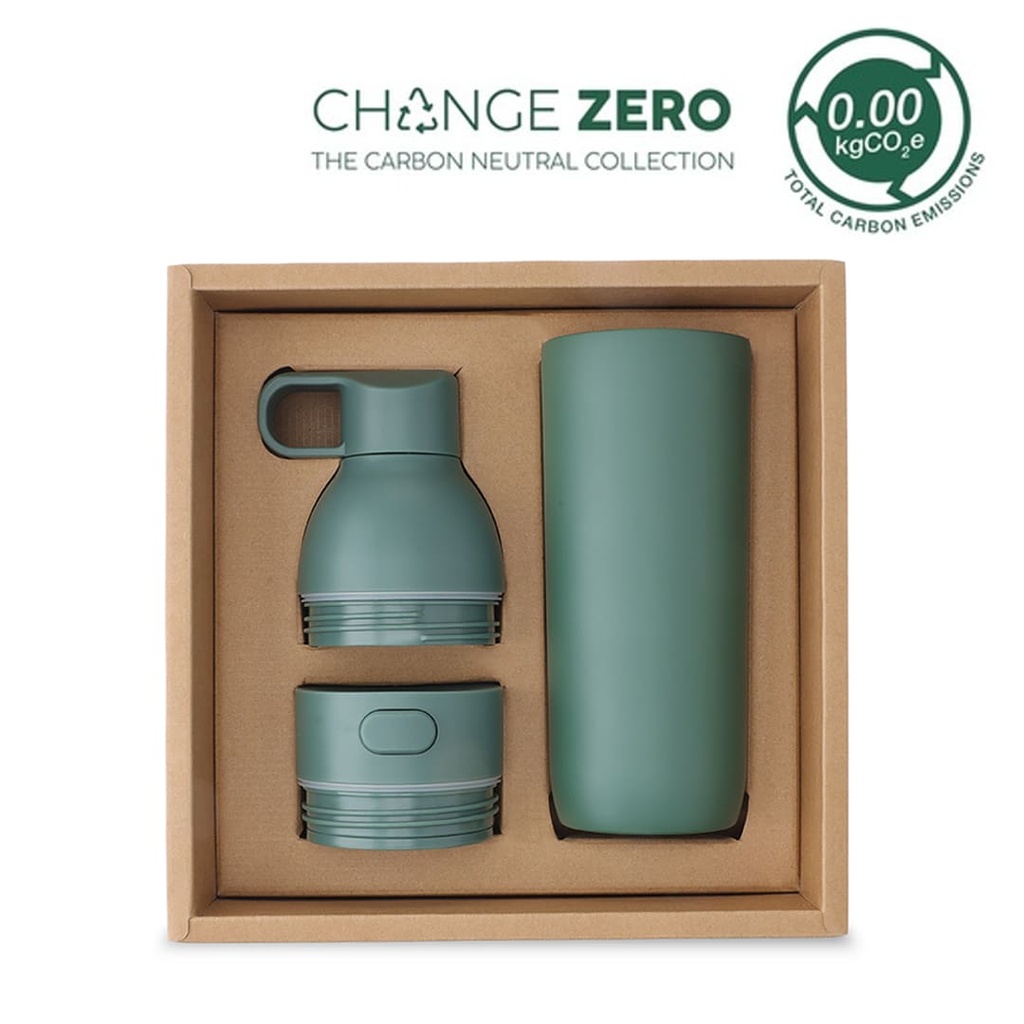 RUVO - CHANGE ZERO 2-in-1 Modular Hydration Gift Set - Dark Green ...