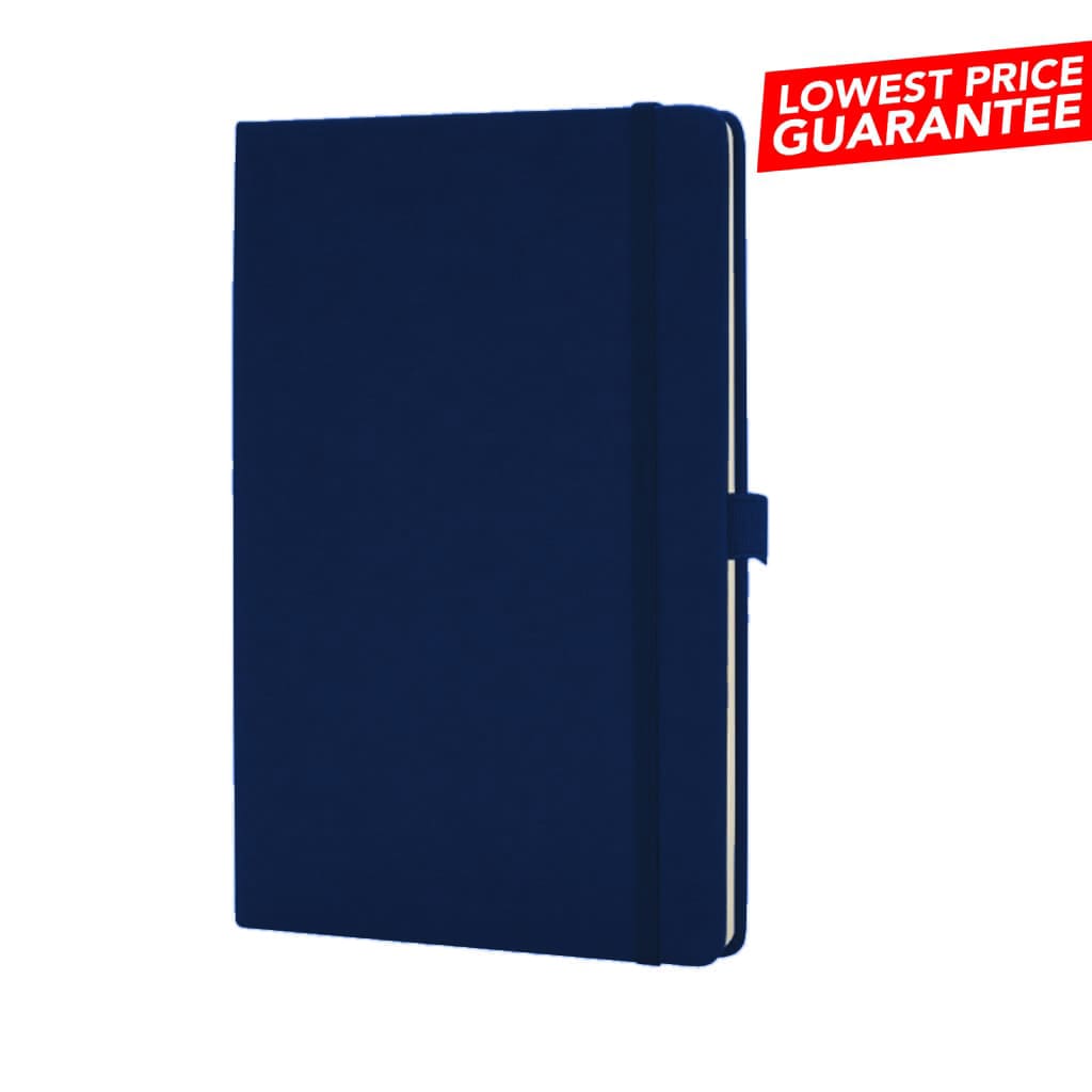 PINGER - Giftology A5 Hard Cover Ruled Notebook - Navy Blue | Saudi Gifts